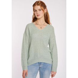 Haily's Haily&rsquo;s Damen HaILY&rsquo;S Strickpullover &raquo;LS P VK Pi44pa&laquo; gr&uuml;n XXL