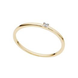 Firetti Solitärring »Schmuck Geschenk Gold 333 Damenring Verlobungsring Goldring Solitär« mit Brillant gelbgoldfarben-weißgoldfarben 17...