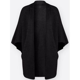 Sieh an! Strickjacke in schwarz | Gr.: 50/56