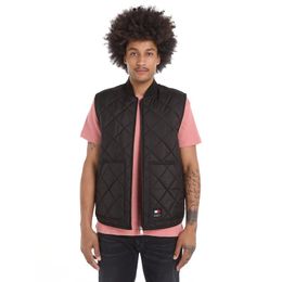 Tommy Jeans Steppweste »TJM REG ENTRY VEST« mit modischem Rautenmuster black L L Weste von Tommy Jeans