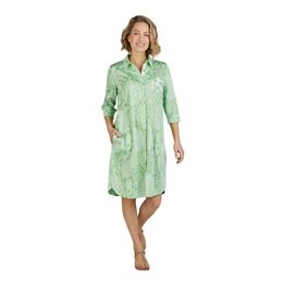 WHITE LABEL Hemdblusenkleid in gr&uuml;n | Gr.: 34