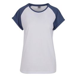 Urban Classics T-Shirts in white/vintageblue | Gr.: XS