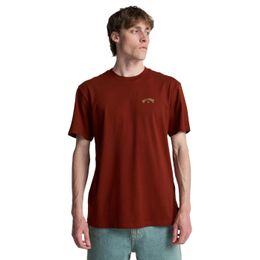 Billabong Herren T-Shirt "Arch Wave"firot rot, Gr. L, 100% Baumwolle, Shirts