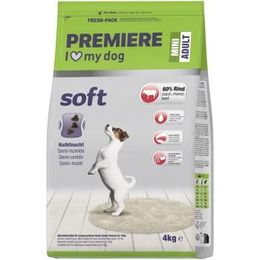 Premiere Trockenfutter Hund Soft Adult Mini Rind Rind 4 kg