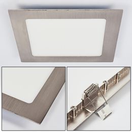 hofstein Finsrud Einbauleuchte LED Nickel-Matt, 1-flammig