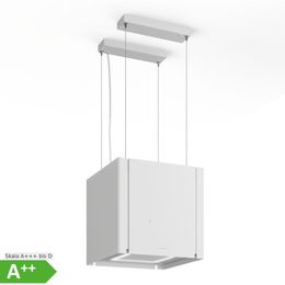 Klarstein Velaire Dunstabzugshaube Liftfunktion 40 cm Edel, minimalistisch, kraftvoll EEC A++ 601 m&sup3;/h Wei&szlig;