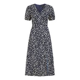Mela London Kleid Damen Gr&ouml;&szlig;e 44 navy / wei&szlig; Winterkleid