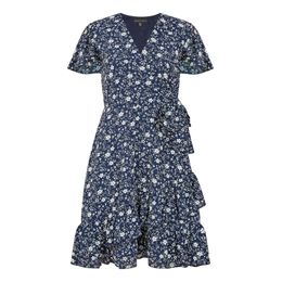 Mela London Kleid Damen Gr&ouml;&szlig;e 38 navy / wei&szlig; Winterkleid