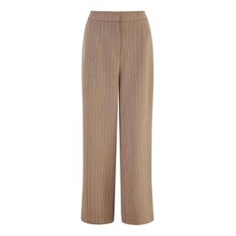 YUMI Hose Damen Gr&ouml;&szlig;e 44 braun / naturwei&szlig;