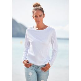 ELBSAND Damen Longsleeve, petrol, Gr&ouml;&szlig;e M (38)