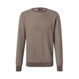 PETROL INDUSTRIES Pullover Herren Gr&ouml;&szlig;e XXL taupe / schlammfarben / wei&szlig;