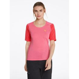 Ziener Fahrradtrikot "Nestonia" in Pink/ Rot - 71% | Gr&ouml;&szlig;e 38 | Damen-outdoor-tops-shirts