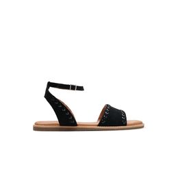 Clarks Leder-Sandalen "Maritime May" in Schwarz - 64% | Größe 37 | Damen-sandalen