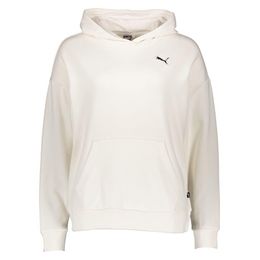 Puma Hoodie "Better Essentials" in Wei&szlig; - 58% | Gr&ouml;&szlig;e L | Damen-sweatshirts-jacken