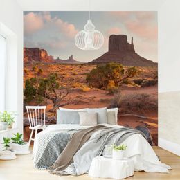 Bilderwelten Fototapete Textiltapete Stofftapete - nahtlose Tapete | Monument Valley Navajo Tribal Park Arizona