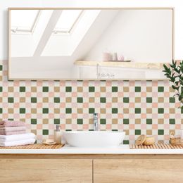 Bilderwelten Vinylteppich Art Deco Wellenbrecher Muster