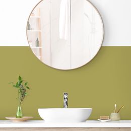 Bilderwelten Vinylteppich Abstraktes Aquarell mit Gold