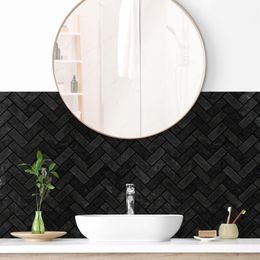 Bilderwelten Vinylteppich Ameise mit Monstera Blatt