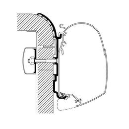 Thule B&uuml;rstner Markisenadapter 3 Meter - Markisenadapter