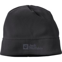 Jack Wolfskin Real Stuff Beanie M&uuml;tze schwarz one size - H&uuml;te & M&uuml;tzen