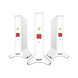 Mesh Set 4200 3er-Set, Repeater wei&szlig;/rot, 3x FRITZ!Repeater 3000 AX