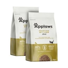 Applaws Trockenfutter Katze Adult Huhn mit Lamm 2x2 kg