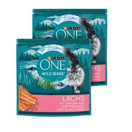 Purina ONE Wild Sense Reich an Lachs 2x1,4 kg