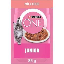 Purina ONE Junior Lachs 26x85g