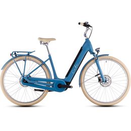 Cube ella Hybrid 500 | Gr. 46 cm | Aluminium E-Citybike Blau