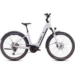Cube Nuride Hybrid EXC 800 Allroad | Gr. 58 cm | Aluminium E-Citybike Weiß