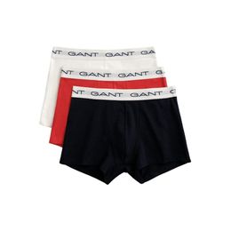 Gant Boxershorts Herren Gr&ouml;&szlig;e XXXL grau / rot / schwarz / wei&szlig;