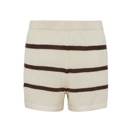 LeGer by Lena Gercke Shorts 'Camille' Damen Gr&ouml;&szlig;e 34 braun / wei&szlig;