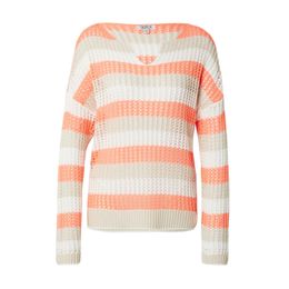 SOCCX Pullover Damen Gr&ouml;&szlig;e XXXL beige / grau / orange