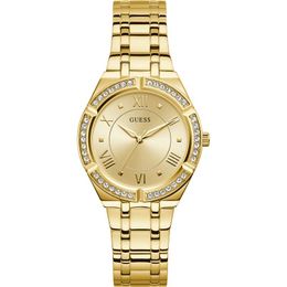 Guess Damen Quarzuhr &raquo;COSMO&laquo; Armbanduhr, Damenuhr gold