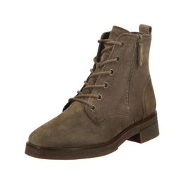 Paul Green Schnürstiefelette »Stiefelette Veloursleder« Erde 37,5 37,5 Verschluss: Schnürung