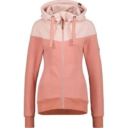 ALIFE & KICKIN Kapuzensweatjacke »Damen PalinaAK A« mahagonium melange XXL XXL PalinaAK A die neue sportive Damensweatjacke von alife and kickin