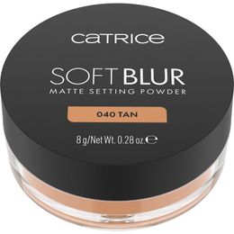 Catrice Puder »Soft Blur Matte Setting Powder« Ultraleichte, seidige Formel für ein mattes Soft-Focus-Finish Tan Leichte Formel für langanhaltende,...