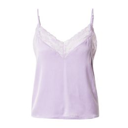 Daahls By Emma Roberts Exclusively For About You Bluse 'Adelaide' Damen Gr&ouml;&szlig;e L lila / wei&szlig;