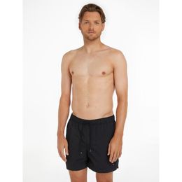 Tommy Hilfiger Swimwear Herren Badeshorts &raquo;MEDIUM DRAWSTRING&laquo; mit Tommy Hilfiger Markenlabel schwarz XXL (56), N-Gr