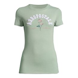 A&eacute;ropostale T-Shirt Damen Gr&ouml;&szlig;e L gr&uuml;n / wei&szlig;