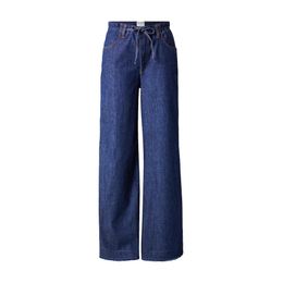 Oui Pleated Jeans female Blue size 40