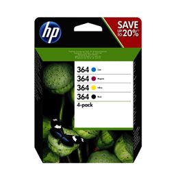 Original HP PhotoSmart Wireless B 109 n (N9J73AE / 364) Druckerpatrone Schwarz,Cyan,Magenta,Gelb