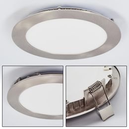 hofstein Finsrud Einbauleuchte LED Nickel-Matt, 1-flammig