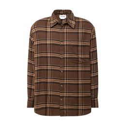 WEEKDAY Button Up Shirt male Brown size M