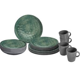 Brunner Geschirrset Venetian 16-tlg. Farbe sea green
