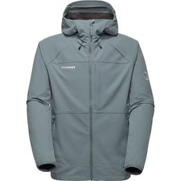 Mammut Ultimate Comfort Softshelljacke Herren - grau - Gr. XL - Polyester/Wolle