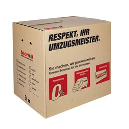 toom Umzugskarton mit Textfeld 65 l