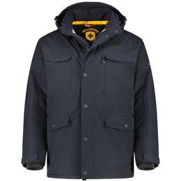 Große Größen Wellensteyn Funktionsjacke "Chester", wind- und wasserdicht Farbe blau Größe: 4XL