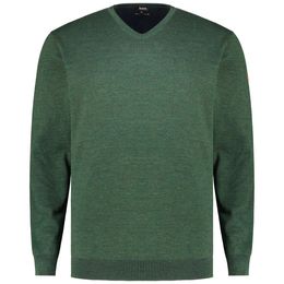 Gro&szlig;e Gr&ouml;&szlig;en Hajo Feinstrickpullover "Smart Relaxx", hautsympathisch Farbe dunkelgr&uuml;n Gr&ouml;&szlig;e: 3XL