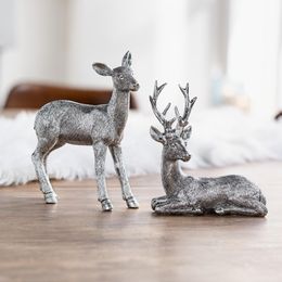 Figur "Reh & Hirsch", 2er Set